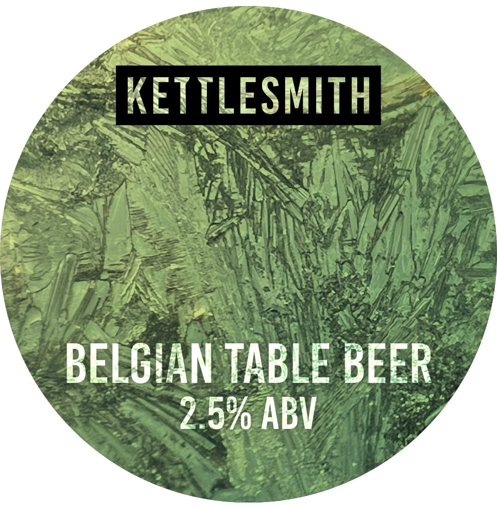 Belgian Table beer, 2.5% – Kettlesmith Brewing Company