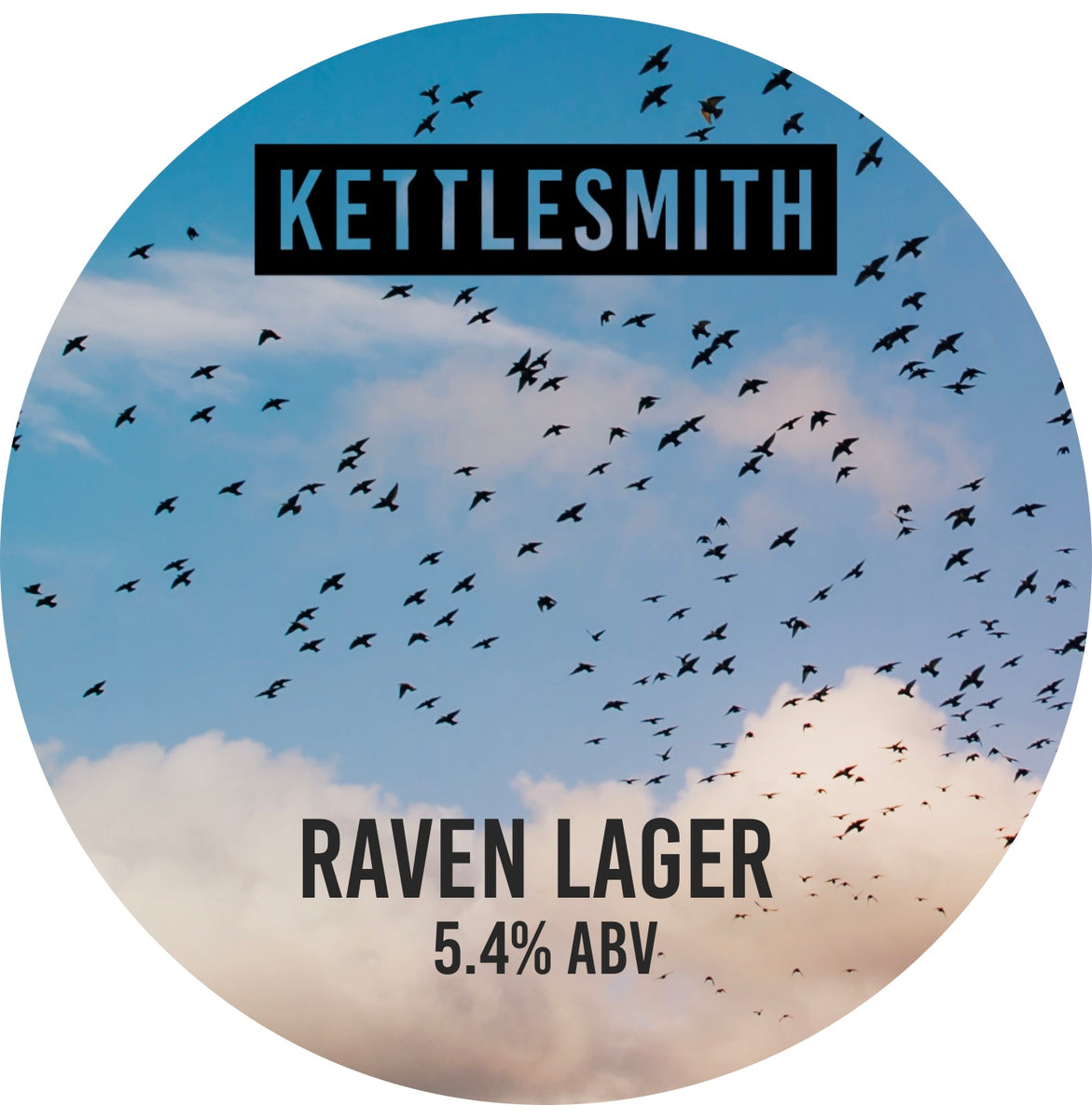 Raven Lager - 5.5% – Kettlesmith Brewing Company
